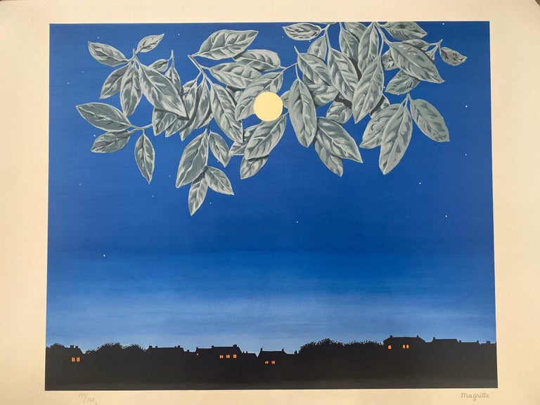 René Magritte - La Page Blanche - original Magritte lithograph ...