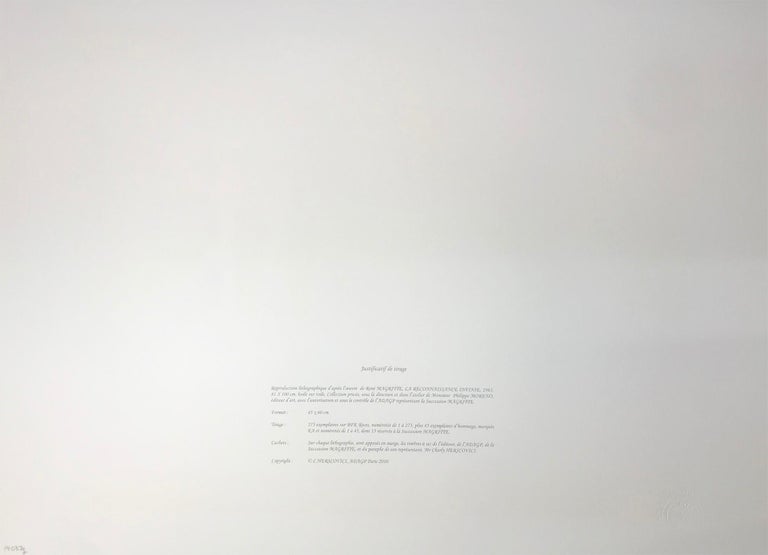 René Magritte - "La Reconnaissance Infinie (The Infinite Recognition ...