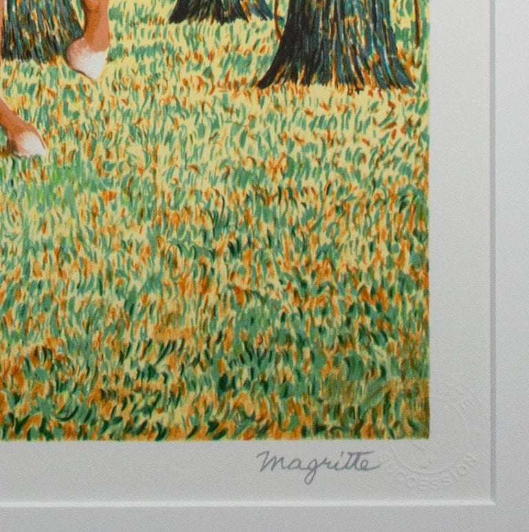 René Magritte - "Le Blanc Seing (The Blank Signature)," Litho after ...