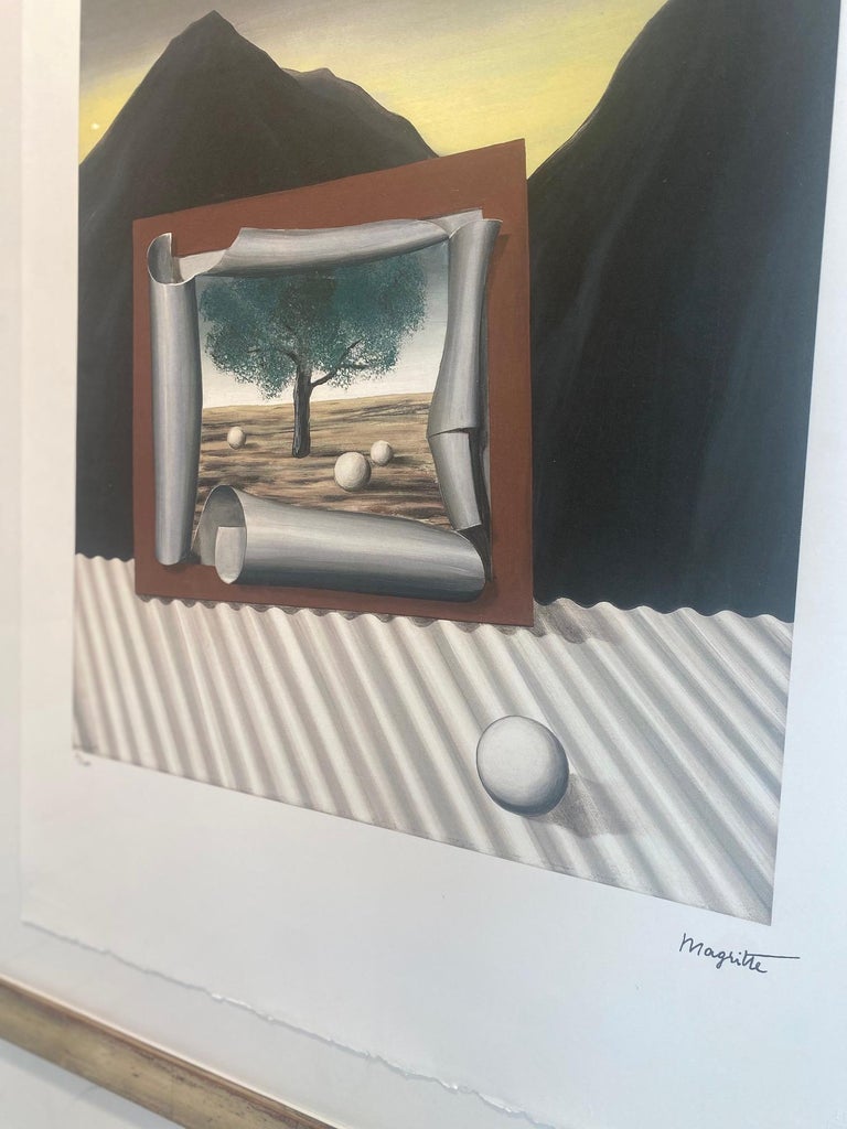 René Magritte - Le Bonheur du Soir - original Magritte lithograph ...