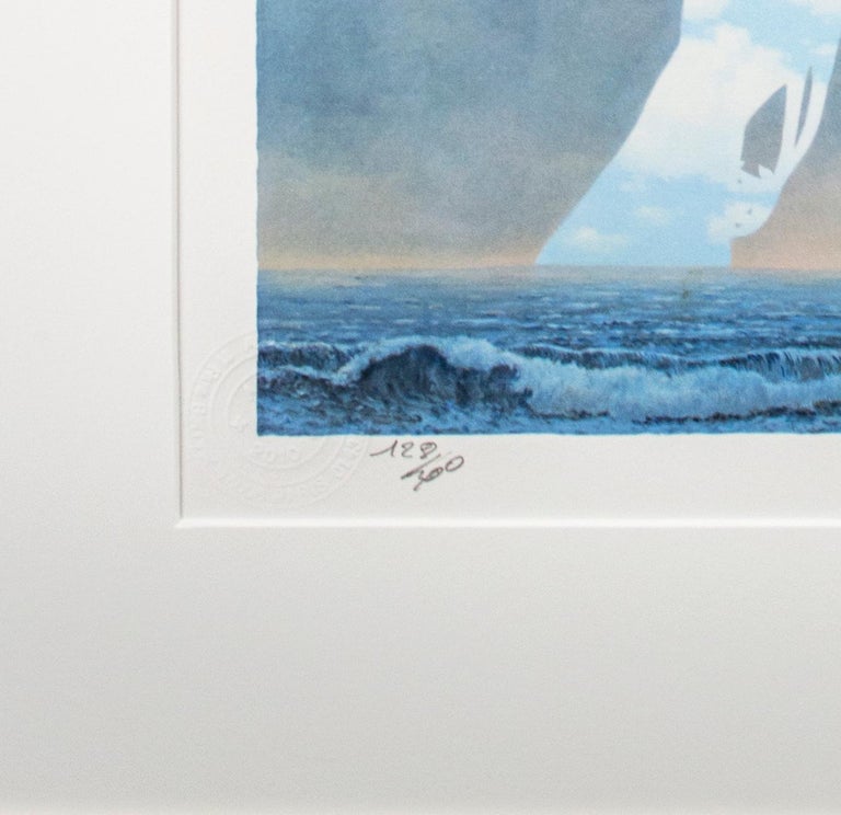 René Magritte - "L'Entree en scene (The Emergence), " Color Lithograph ...