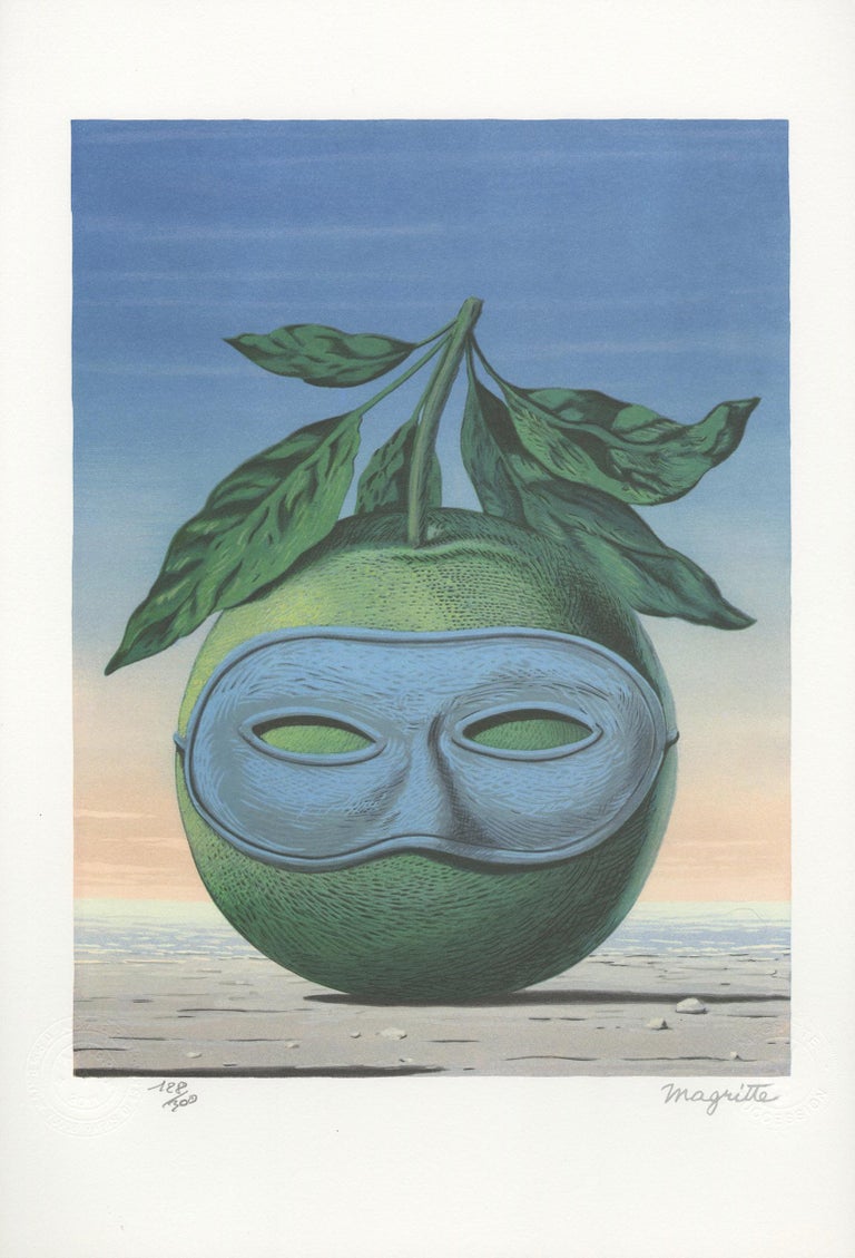 René Magritte – „Souvenir de Voyage (Memory of a Journey)“ Lithographie ...
