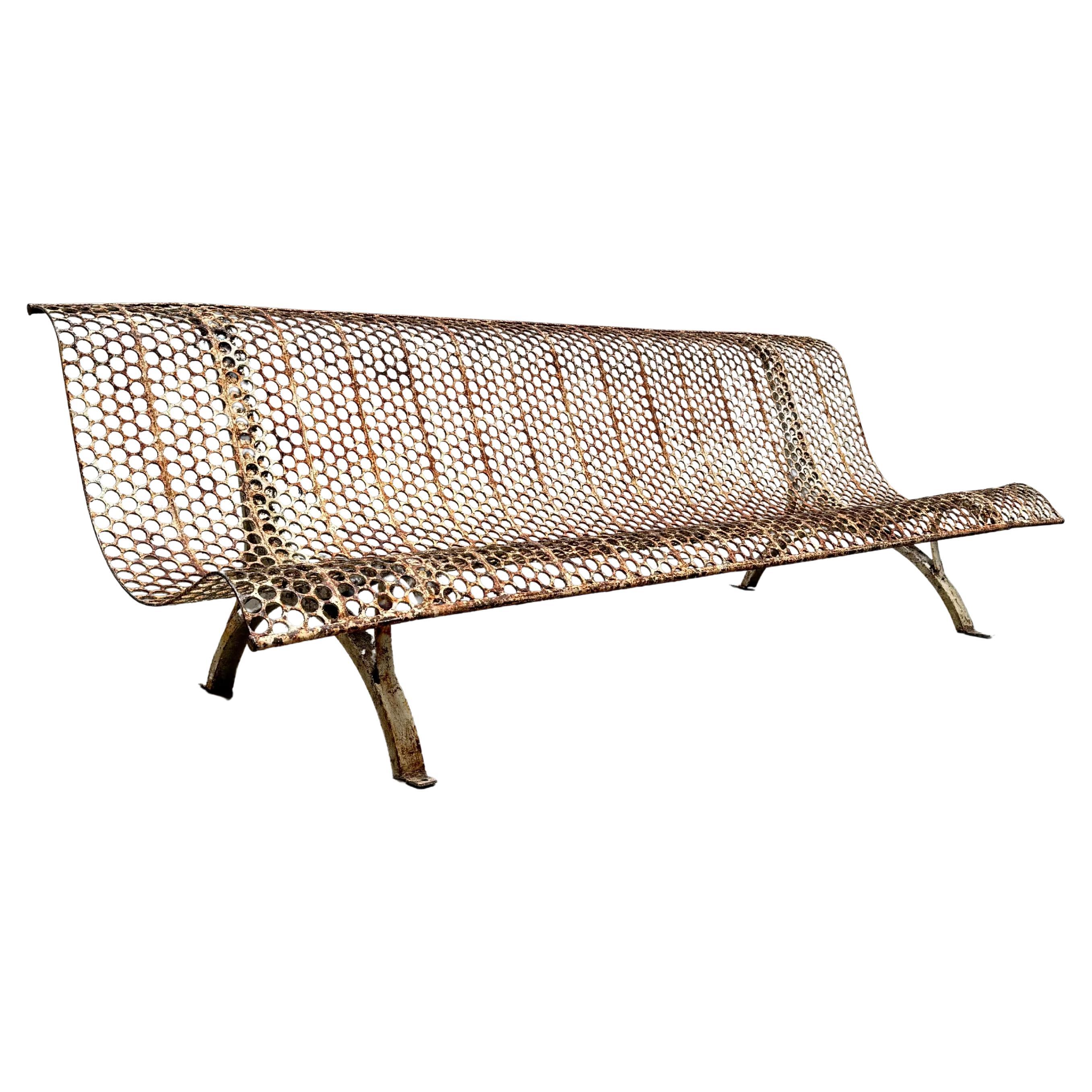 René Malaval Public Park Bench, 1950s France For Sale at 1stDibs
