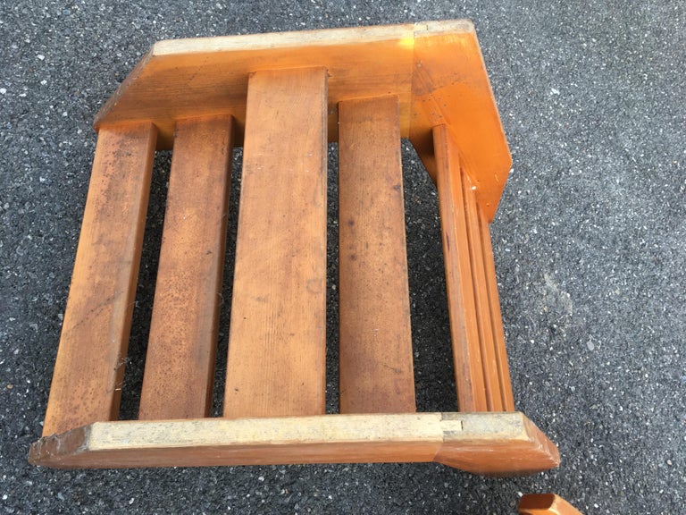 René Martin Pair of Pine Lounge Chair at 1stDibs | rene martin lounge ...