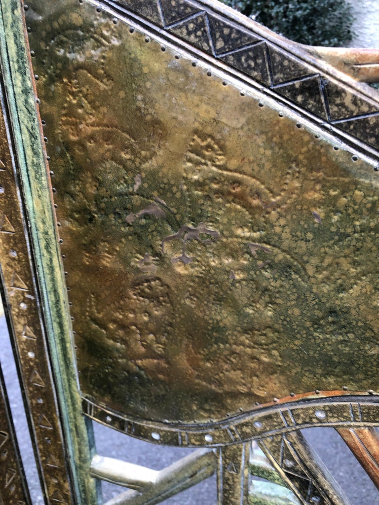 Rene Paul Chambellan Style Art Deco Screen Mixed Metal at 1stDibs