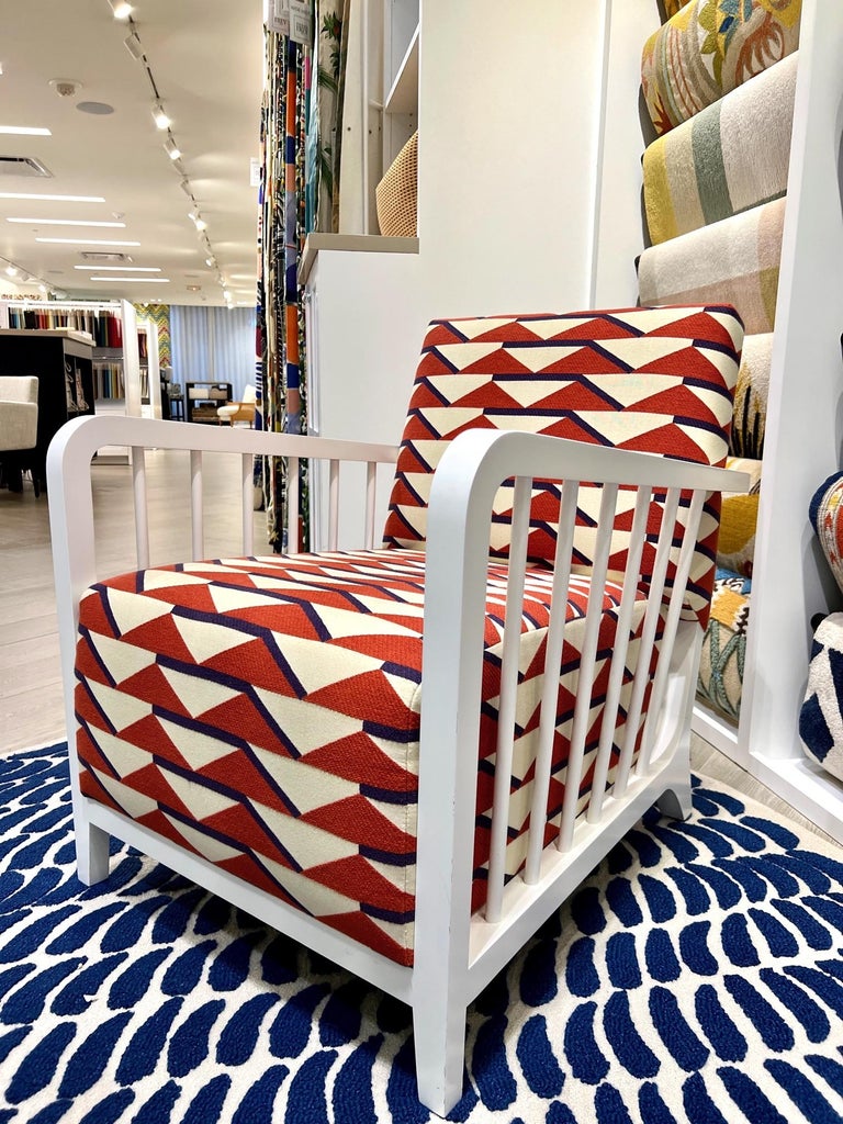 René Prou Style Art Deco Club Chair by La Maison Pierre Frey For Sale ...