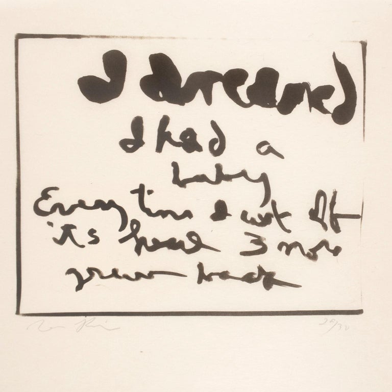 Rene Ricard - I Dreamed by Rene Ricard: abstract yellow and black ...