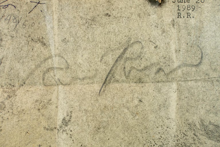 Rene Ricard - Monet Portrait of Jeanne Duval: drawing with vintage ...