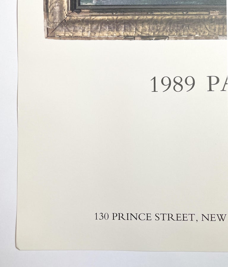 Vintage Rene Ricard Mal de Fin: Paintings 1989-1990 poster with poetry ...