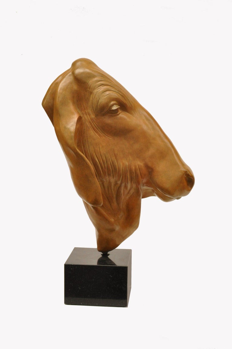 Renee Marcus Janssen - Dhana Brahman Cow Asian Bronze Sculpture Bos ...