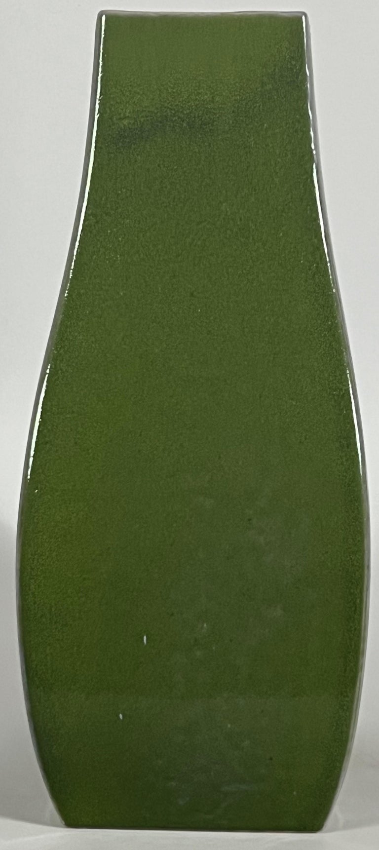 Renee Neue Hutschenreuther Vibrant Green and Blue Chinese Bronze Form ...