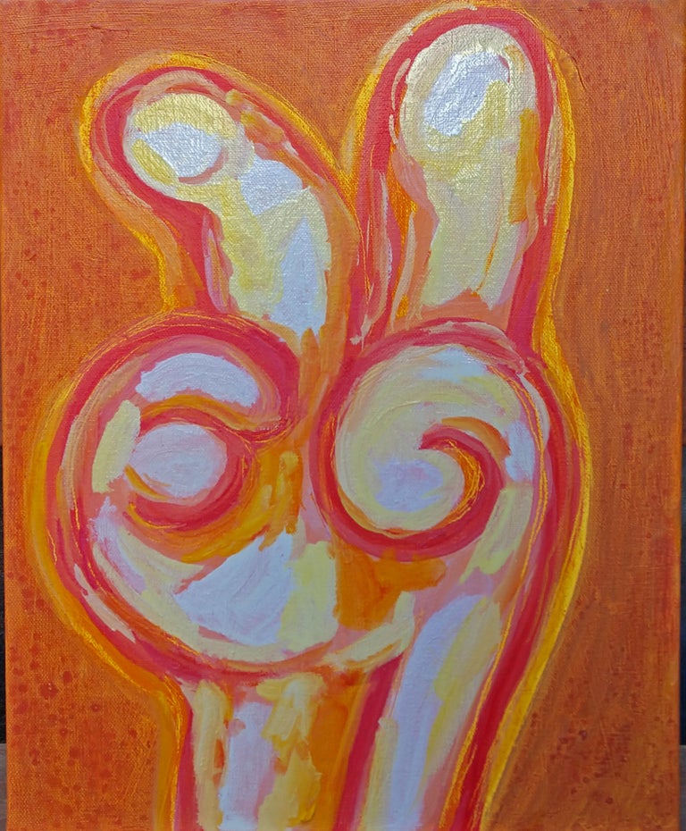 Renelio Marin - For Peace. Contemporary abstract oil painting ...