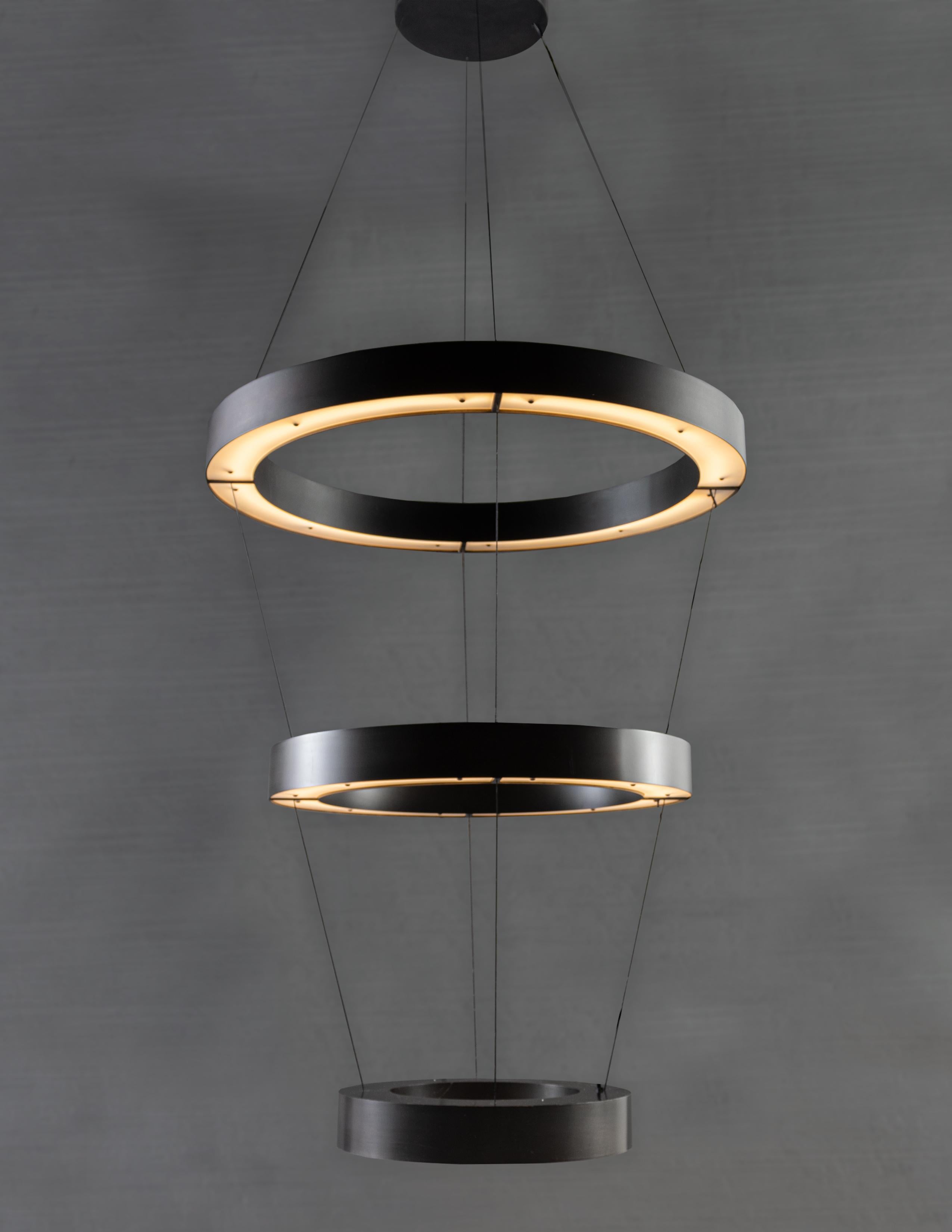 RENG, Anelli, Modernist Suspension 3-Ring LED Light For Sale at 1stDibs ...