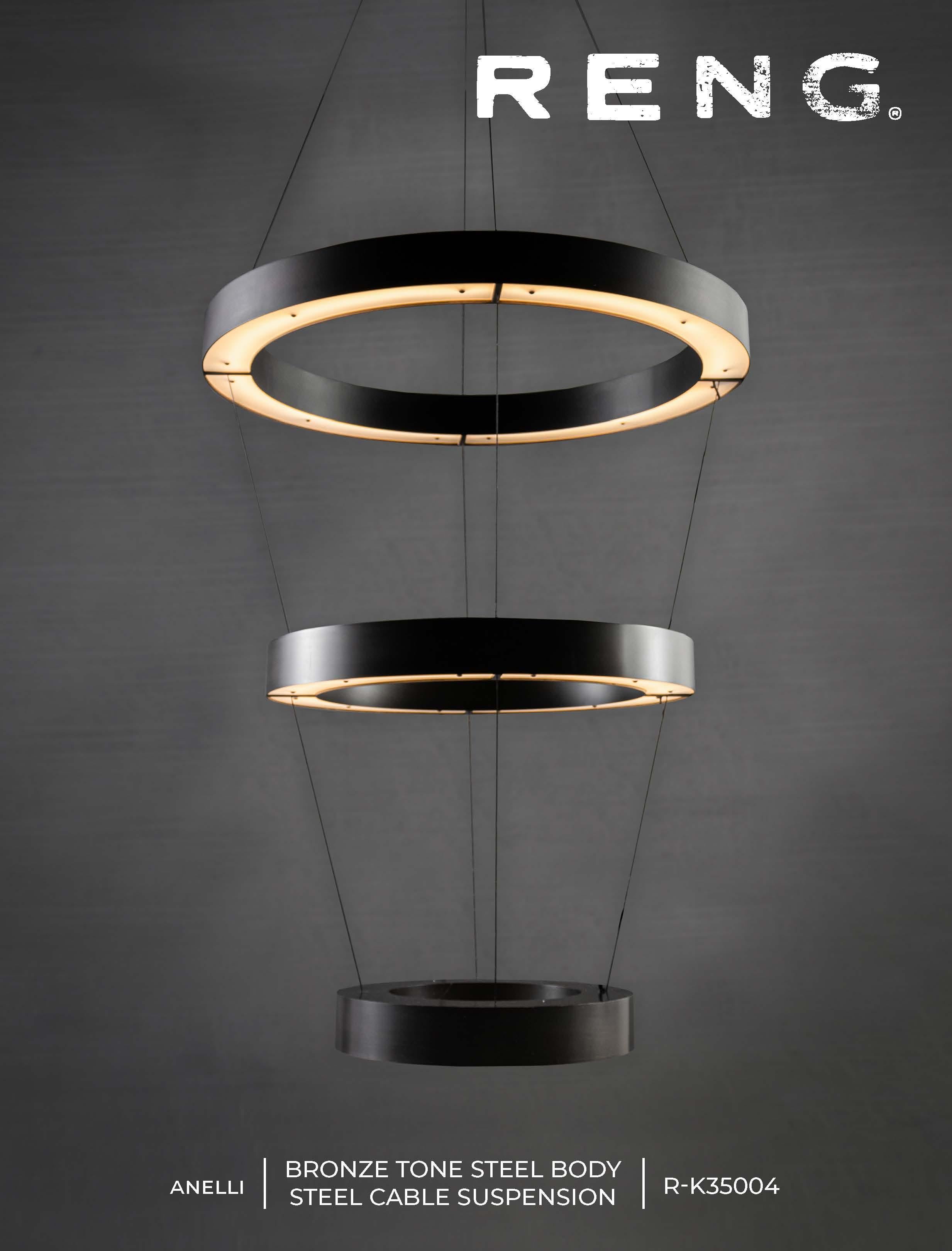 RENG, Anelli, Modernist Suspension 3-Ring LED Light For Sale at 1stDibs ...