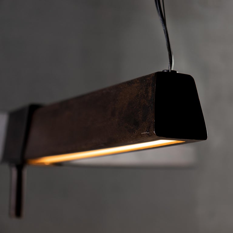 Reng, Buki II, Rustic Modern Brass and Steel Suspension Light For Sale ...