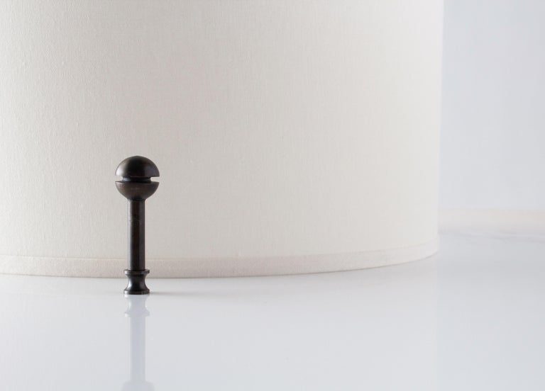 RENG, Finial, Form Bone Glaze Ceramic Lamp For Sale at 1stDibs