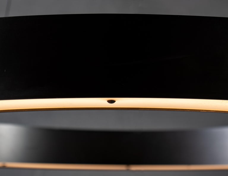 RENG, Hilo II, Forged Steel, Modernist Suspension Ring LED Light For ...