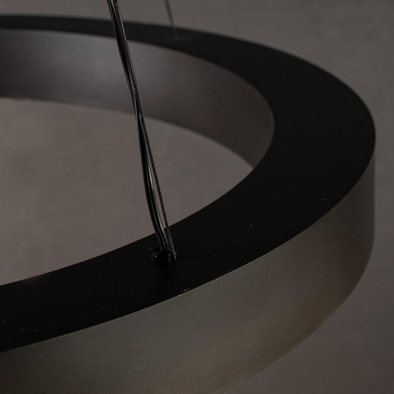 RENG, Hilo II, Forged Steel, Modernist Suspension Ring LED Light For ...