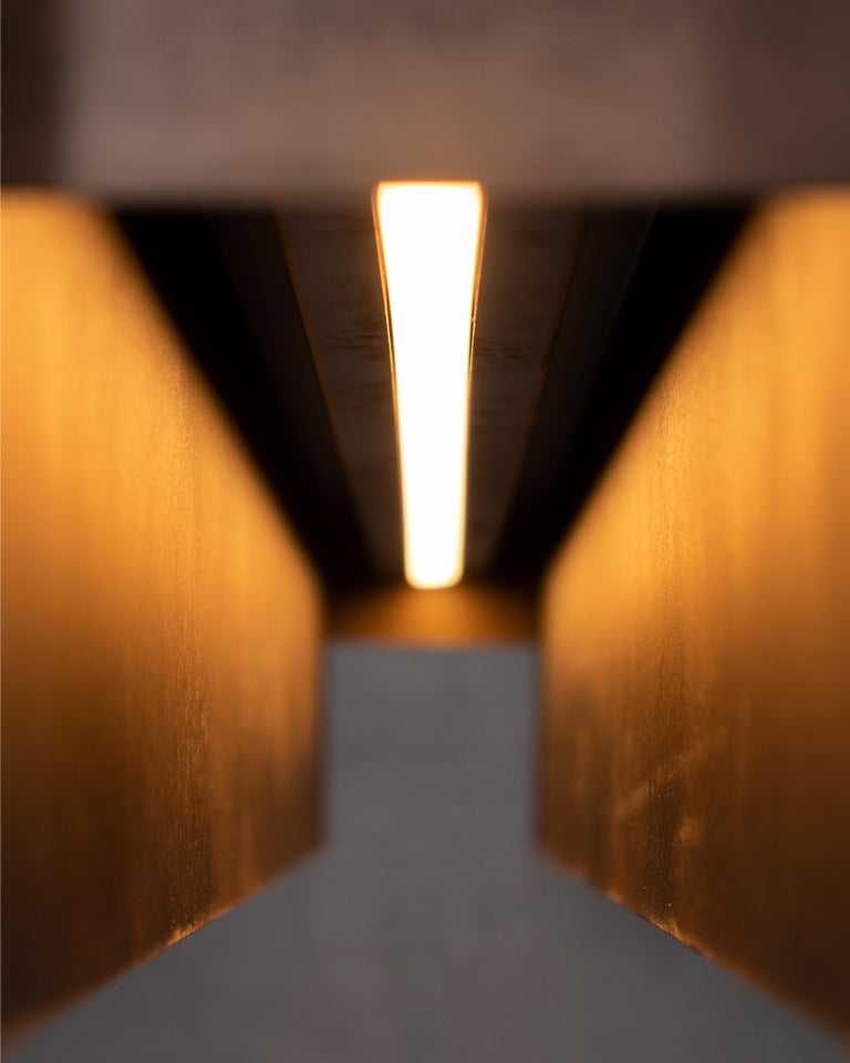 RENG, Koyo II, Patinated Brass Cable Suspended Task Light For Sale at ...