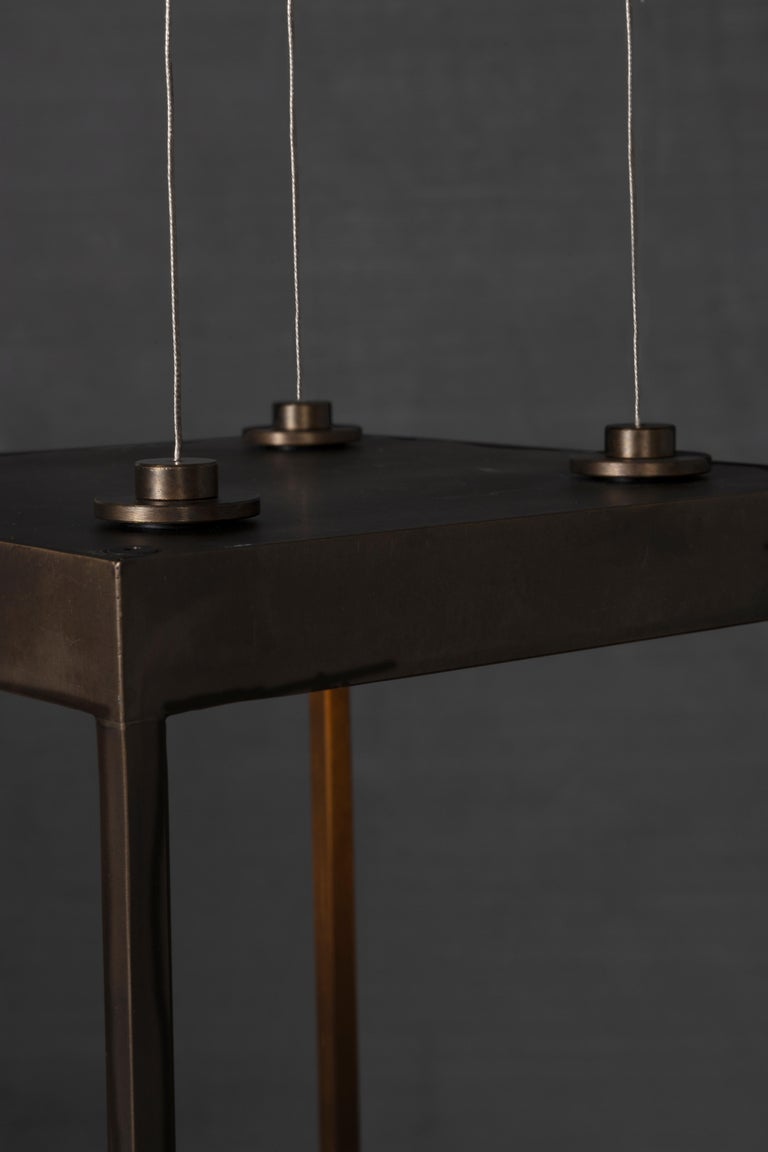 Reng, Kusho I Architectural Void Space Brass Pendant Light For Sale at ...