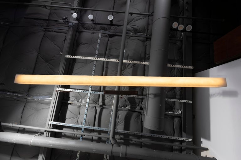 RENG, Surimu II, Alabaster Modernist Suspension Light For Sale at 1stDibs