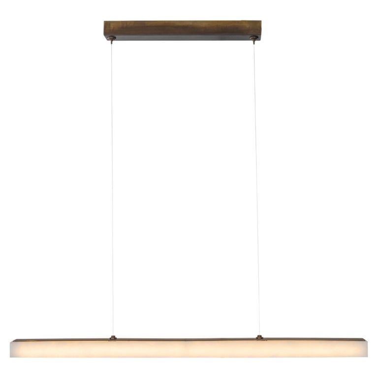RENG, Surimu II, Alabaster Modernist Suspension Light For Sale at 1stDibs