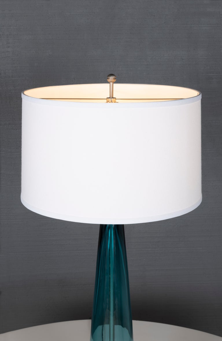 RENG, Surinda, Aqua Crystal Table Lamp For Sale at 1stDibs