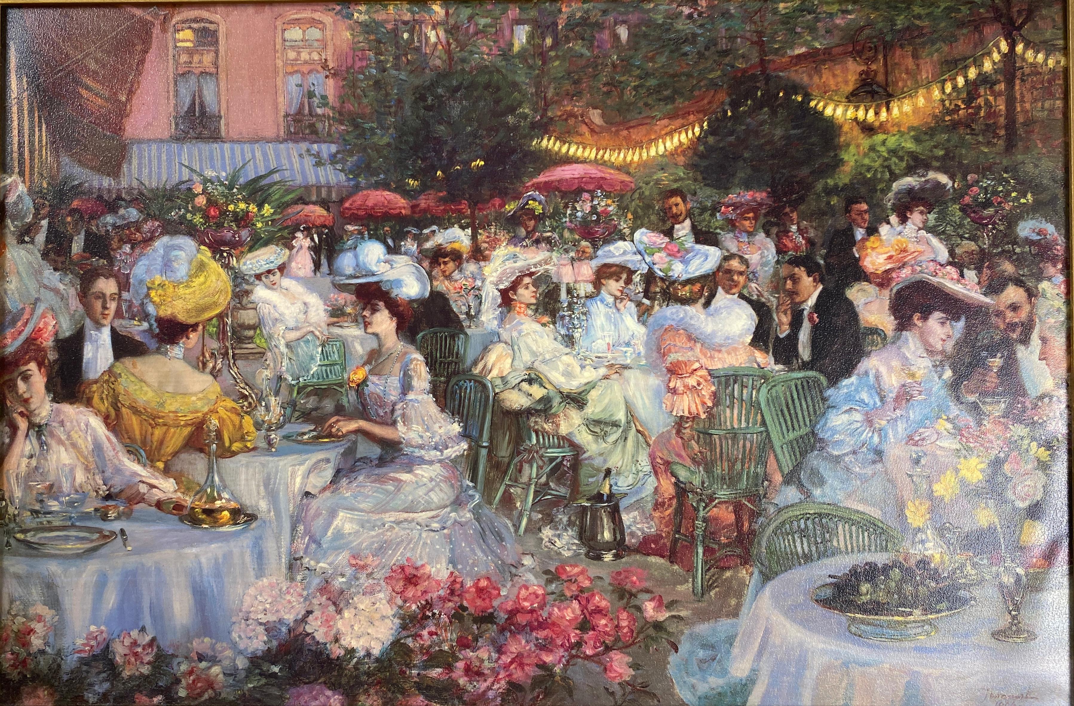 Renoir Style Impressionist Art Print By Pierre Georges Jeanniot For
