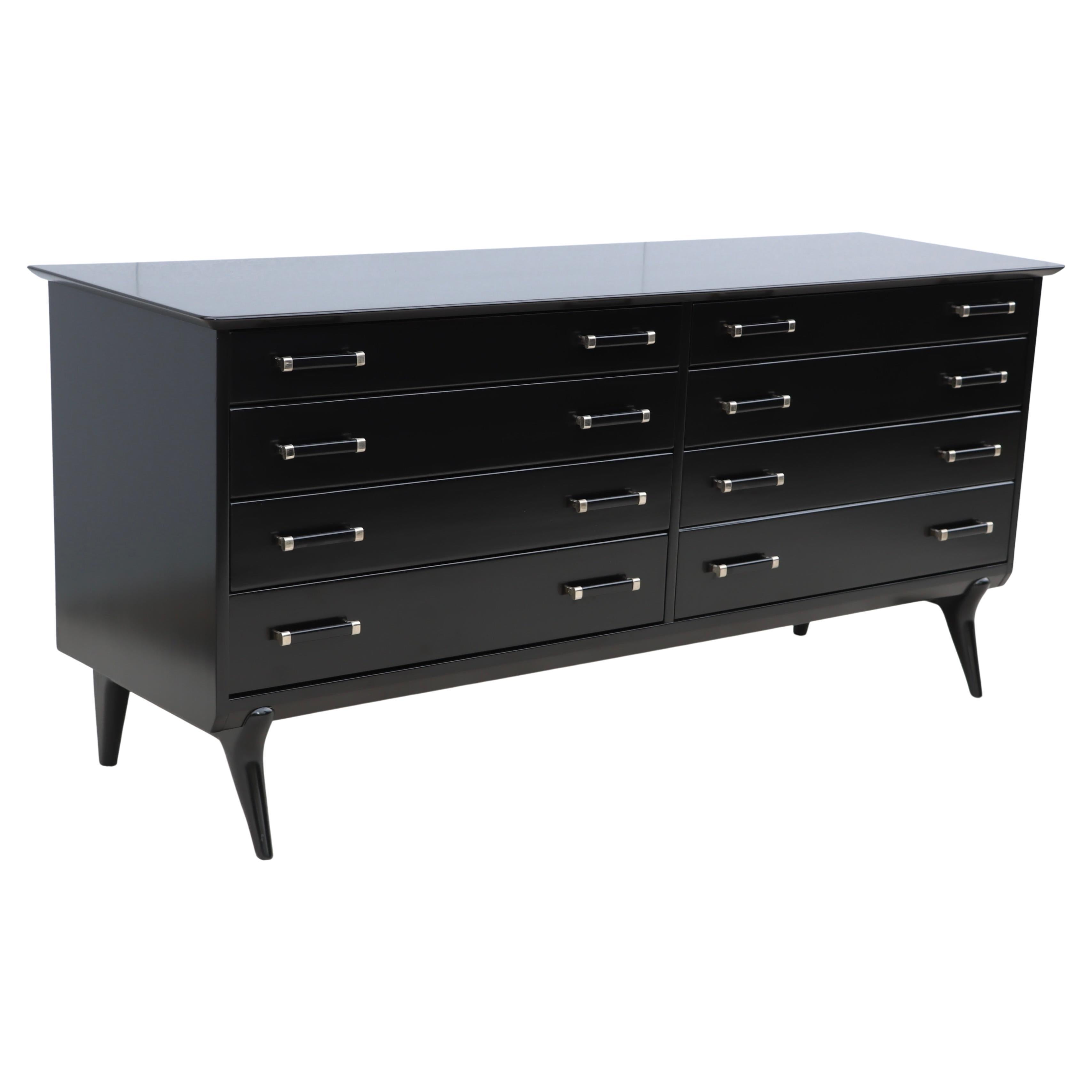 Stunning Renzo Rutili Long Low Credenza for Johnson Furniture Mid ...