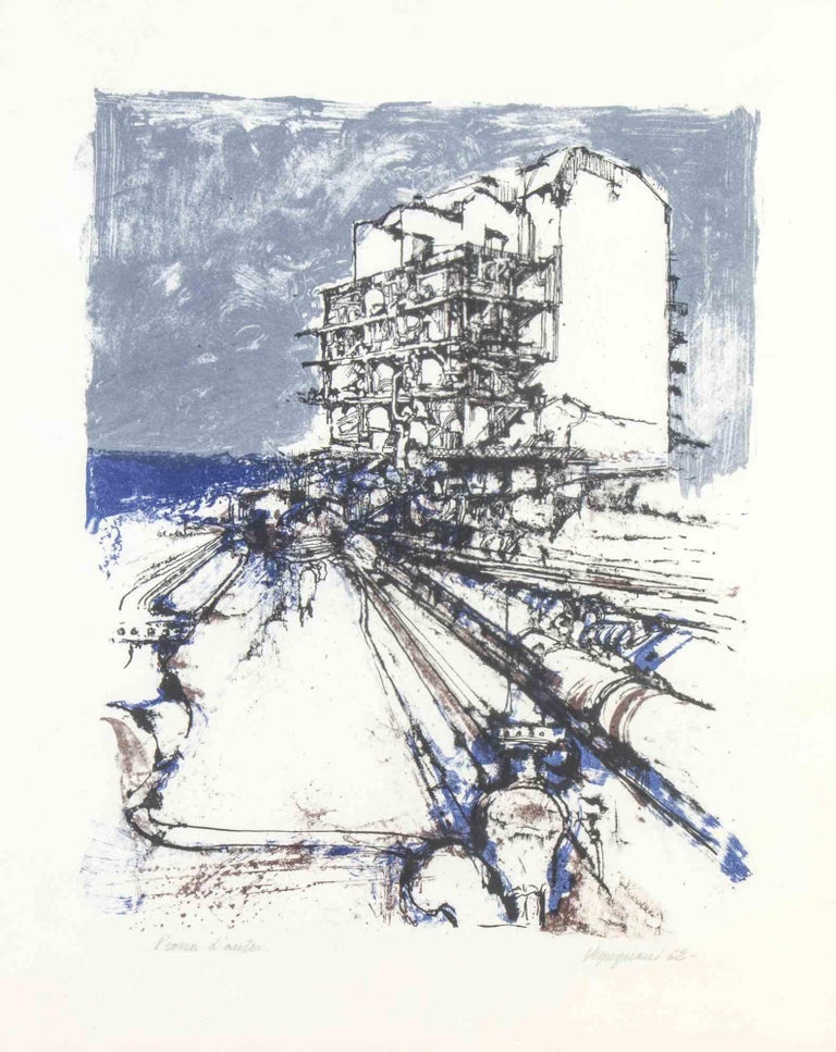 Renzo Vespignani - Untitled - Original Lithograph by R. Vespignani ...