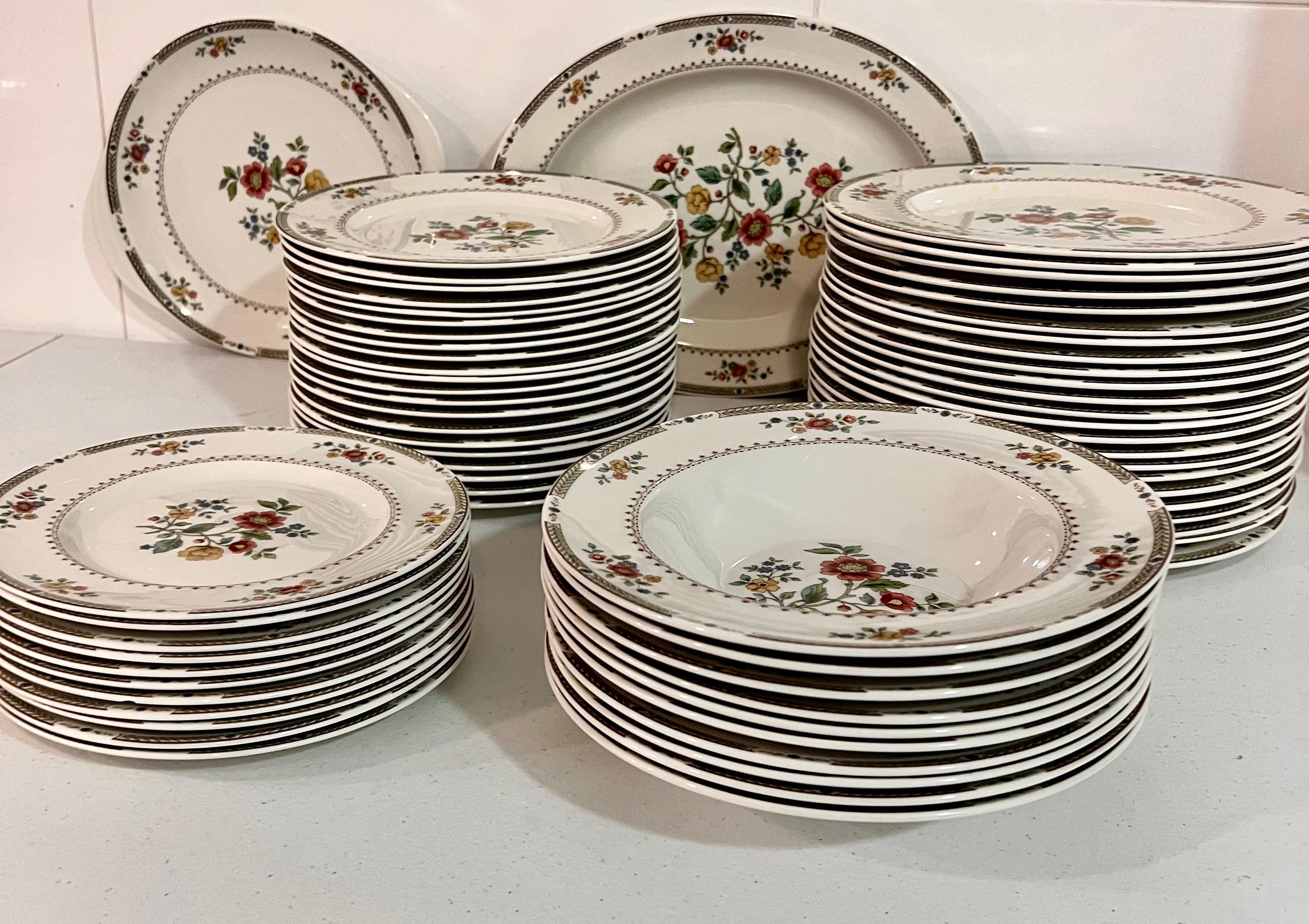 Replacement Flatware and Dinnerware Royal Doulton Kingswood Floral ...