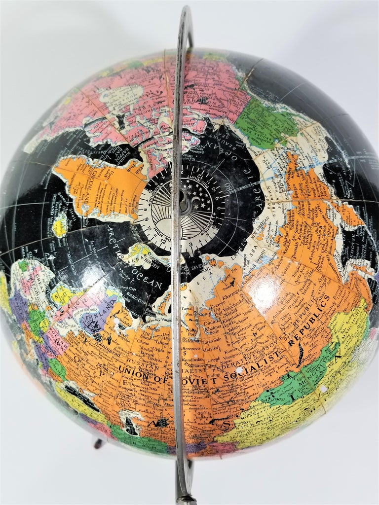 Replogle Globe Mid Century at 1stDibs