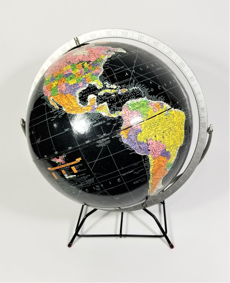 Replogle Globe Mid Century at 1stDibs