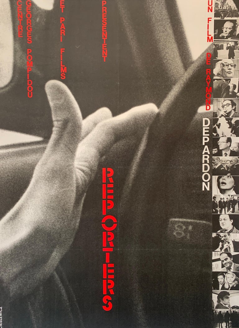 Reporters Original Vintage Film Poster by Cieslewicz, 1981 For Sale at ...