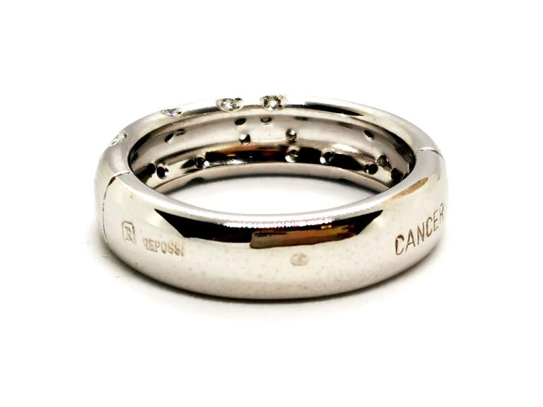 Repossi Ring Astrale White Gold Diamond For Sale at 1stDibs
