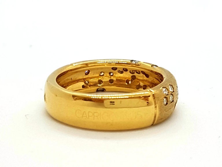 Repossi Ring Astrale Yellow Gold Diamond For Sale at 1stDibs