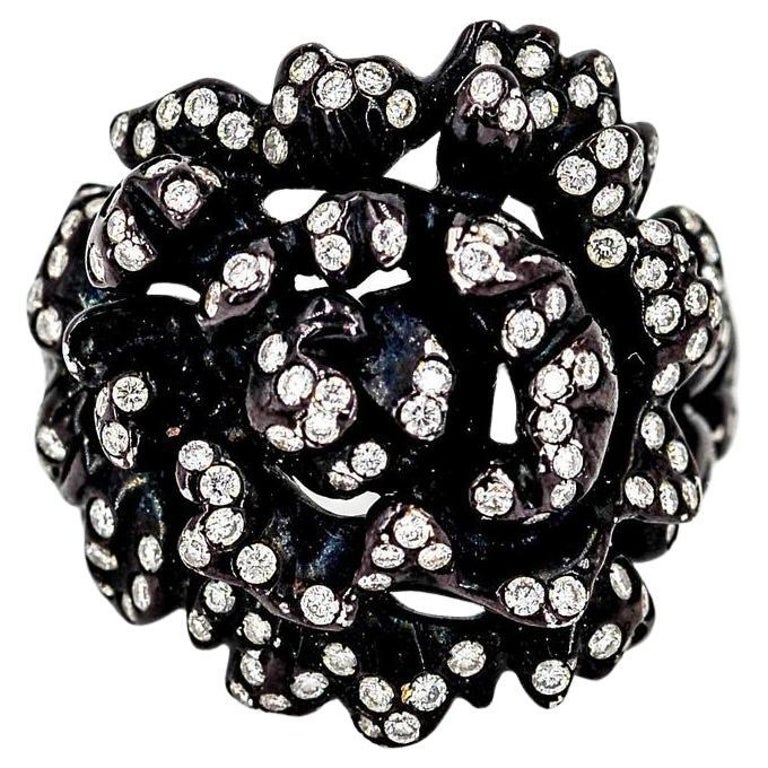 Repossi Ring Nérée Gold Diamond For Sale at 1stDibs