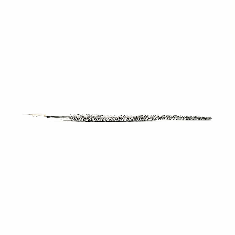 Repousse Sterling Silver Fountain Pen at 1stDibs