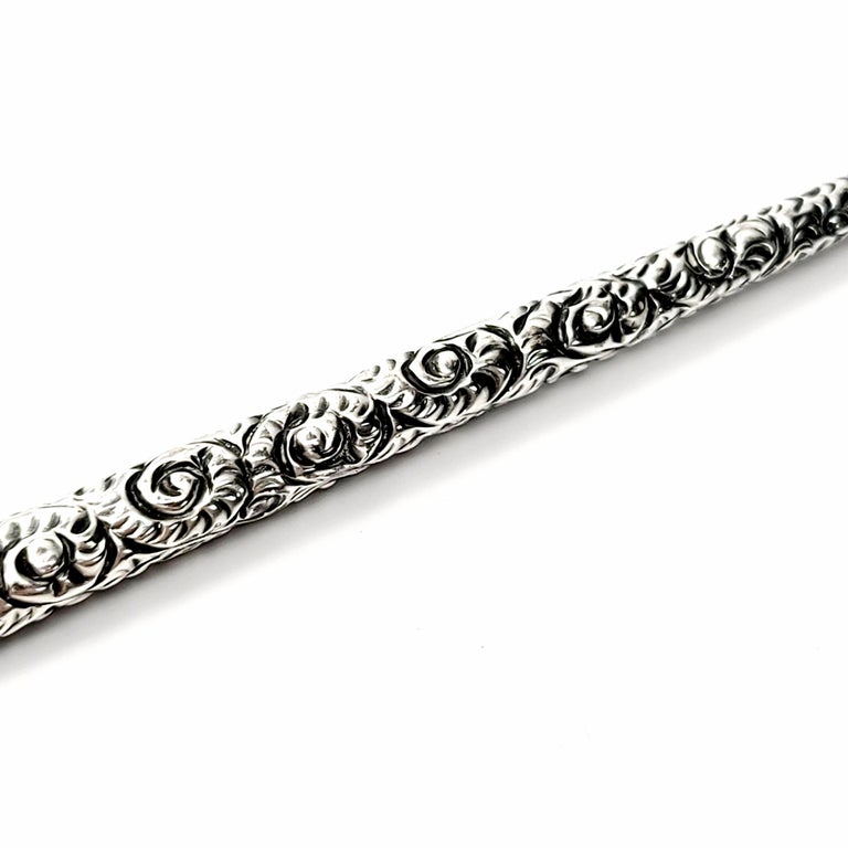 Repousse Sterling Silver Fountain Pen at 1stDibs