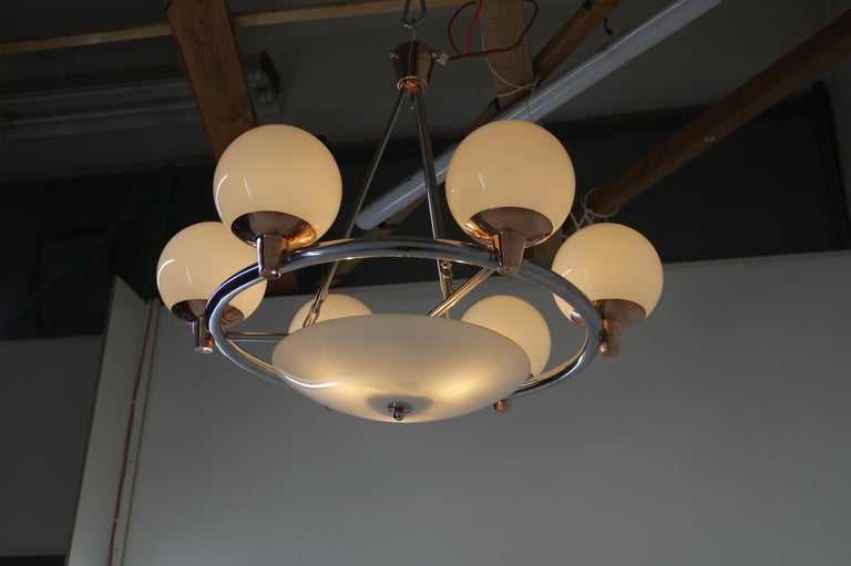 Representative Large Art Deco Chandelier, 1930s For Sale at 1stDibs