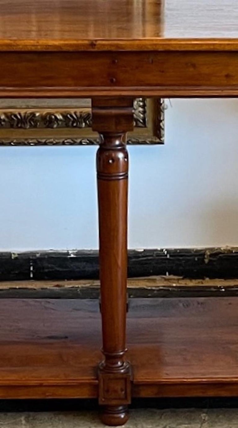 Reproduction of a French 19th Century Stained Walnut Console Table at ...