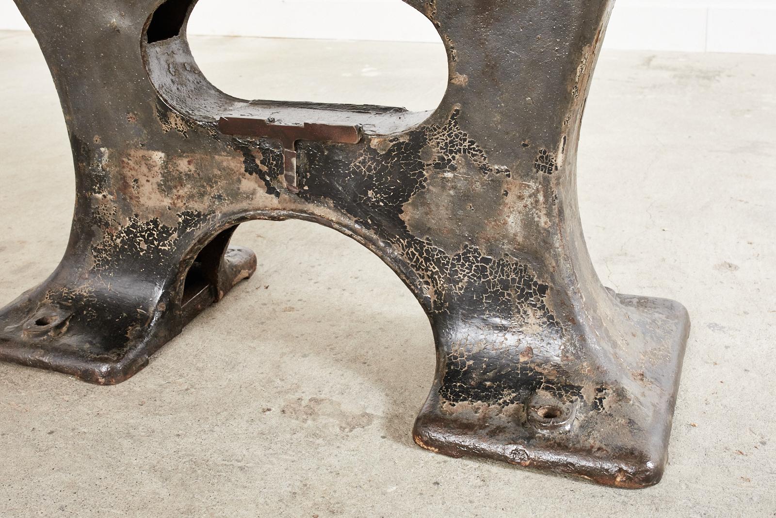 Repurposed Nautical Maritime Mooring Bollard Dining Table For Sale at ...