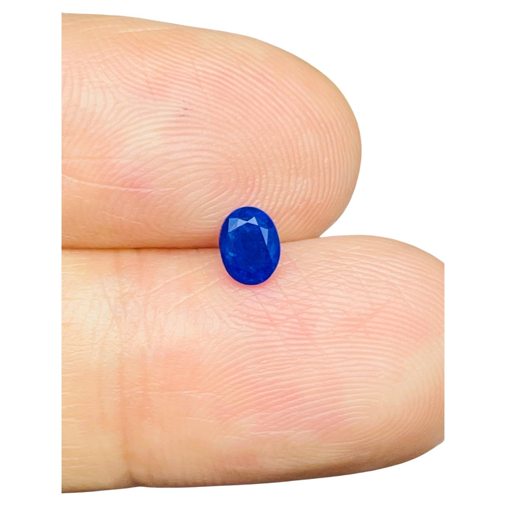 Rere clean Hauyne 0.27ct with GIT certificate deep blue natural no ...