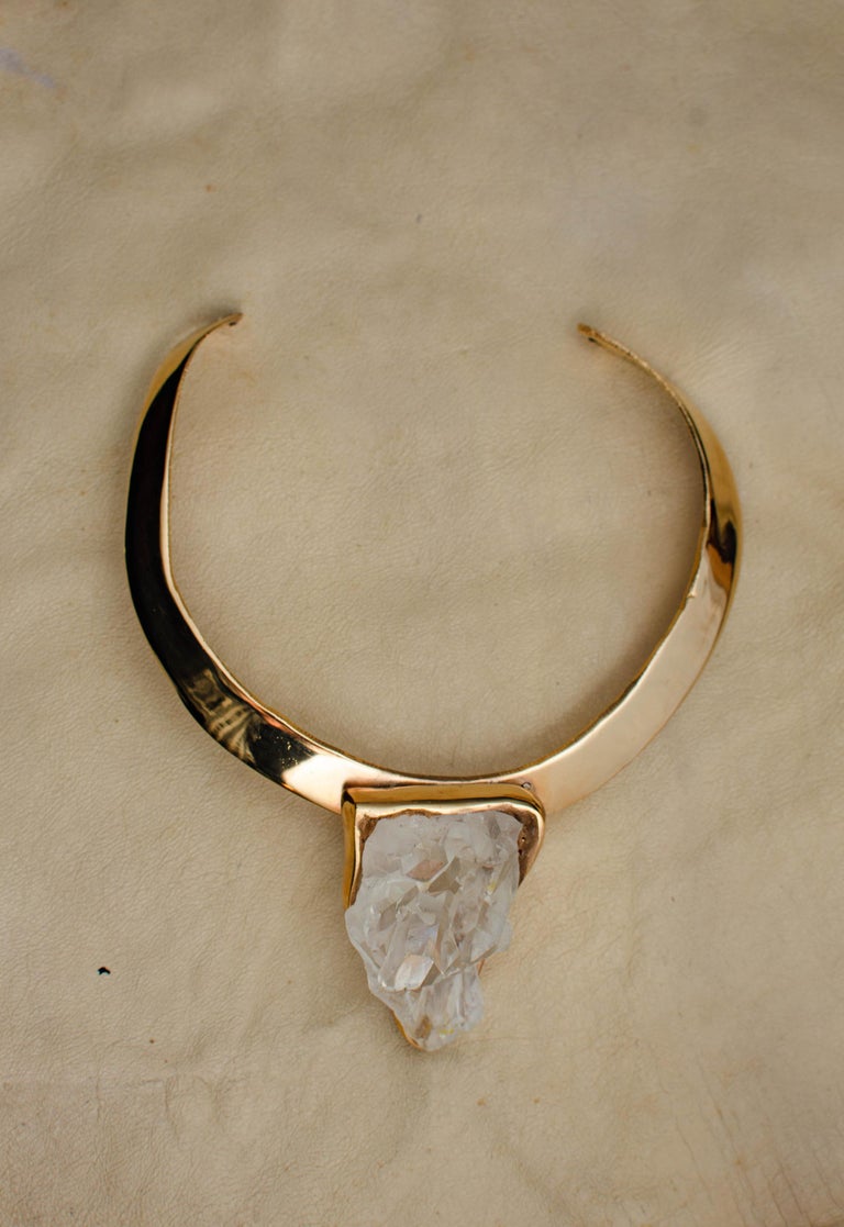 Resin and powder quartz triangle stone For Sale at 1stDibs