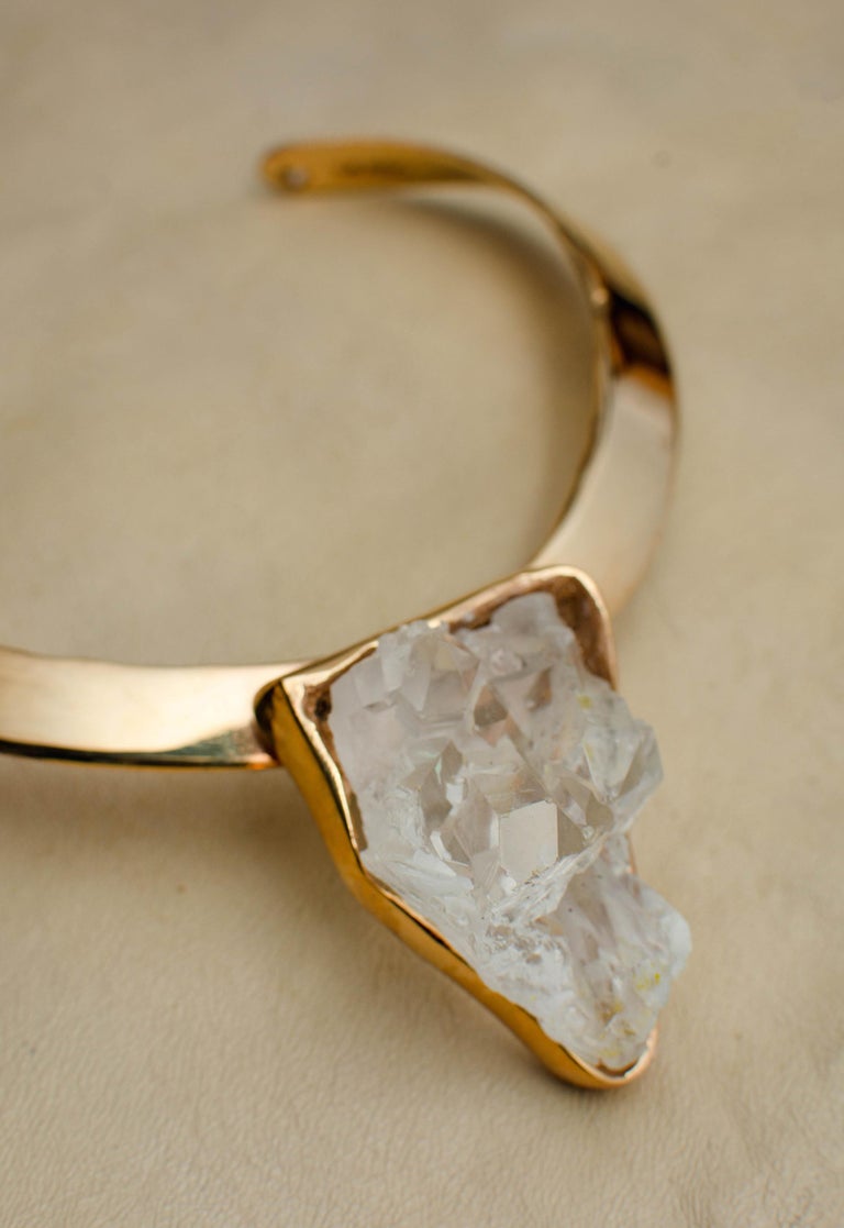 Resin and powder quartz triangle stone For Sale at 1stDibs