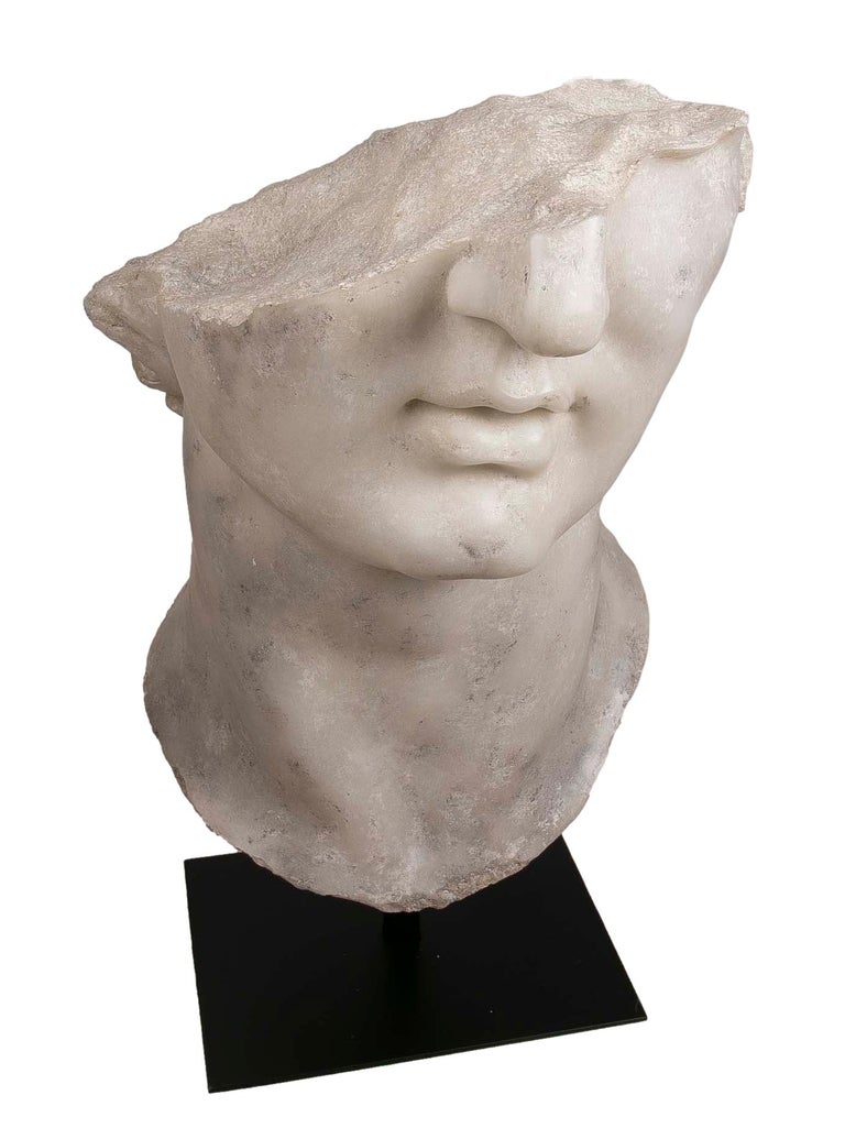 Resin Bust Head of a Renaissance Character with Antique Finish with ...