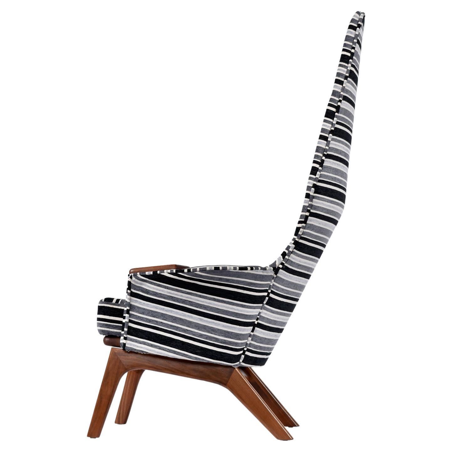 Restored Adrian Pearsall 950-C Armed Side Chair at 1stDibs