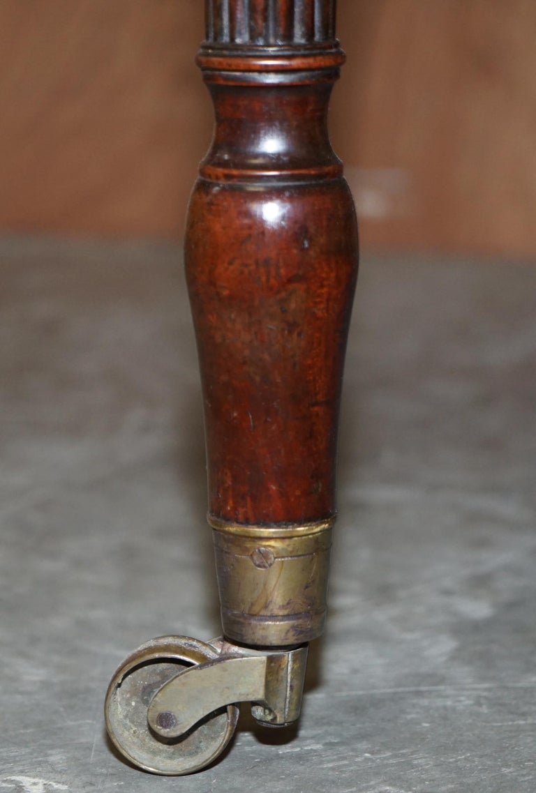 Restored Antique 1830 William IV Figured Hardwood Extending Dining ...