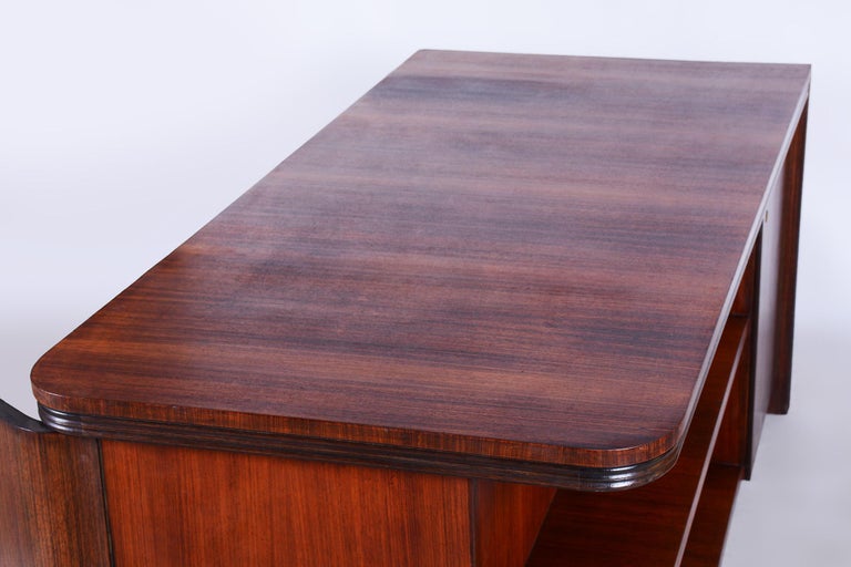 Restored Art Deco Writing Desk, Germany, 1930s, Revived Polish For Sale ...
