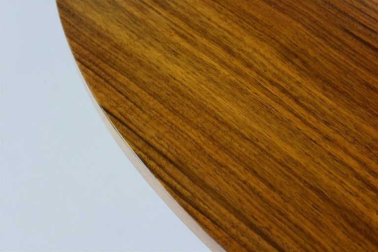 Restored Bauhaus Tubular Steel Set, Round Table and Four Chairs by Mart ...